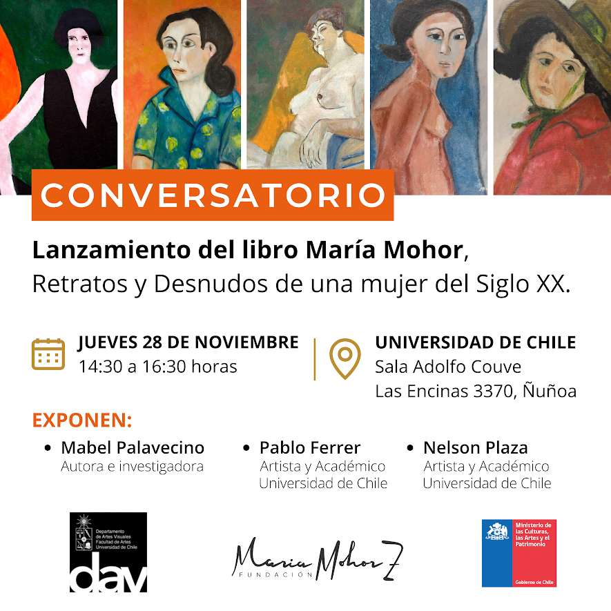 Lanzamiento del libro María Mohor: Retratos y Desnudos de una Mujer del ...