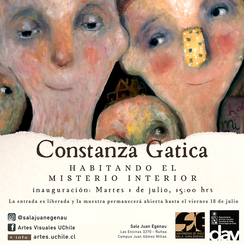 Exposición Habitando el misterio interior de Constanza Gatica ...